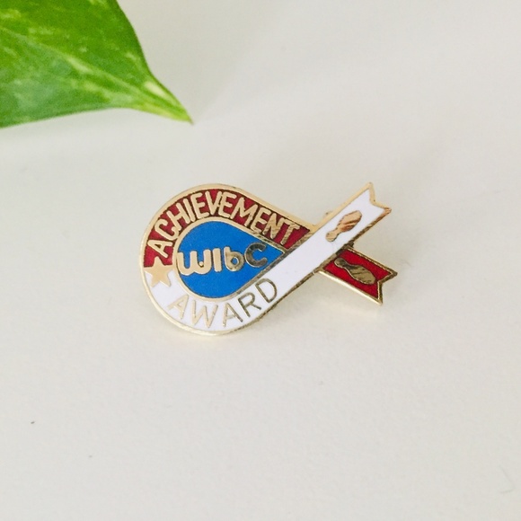 Vintage | Accessories | Vintage Bowling Award Enamel Pin | Poshmark